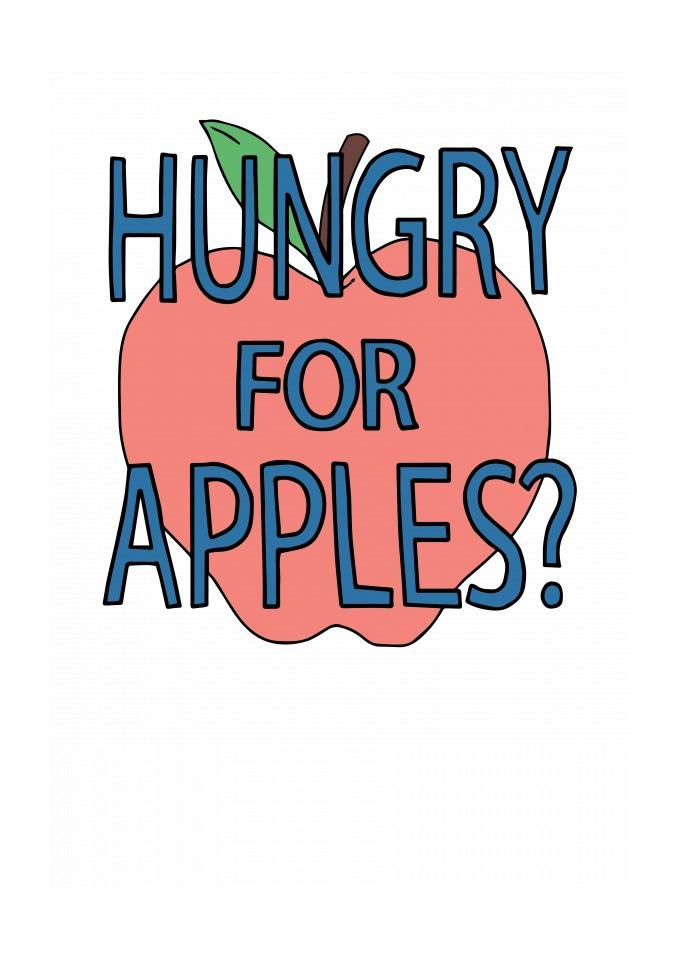 T-Shirt Estonada Hungry for apples? - Rick and Morty em Milkcia