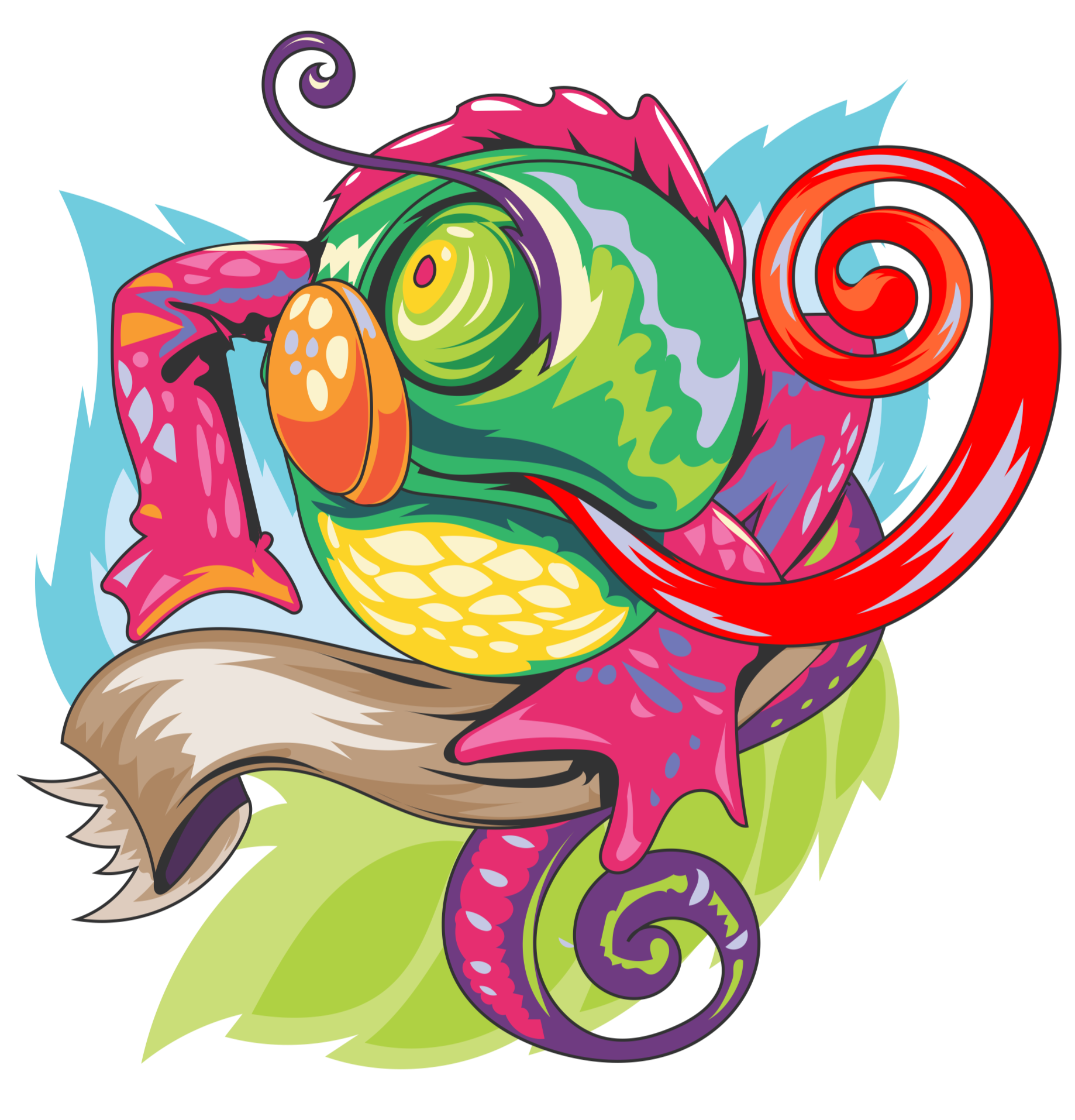 Chameleon Art