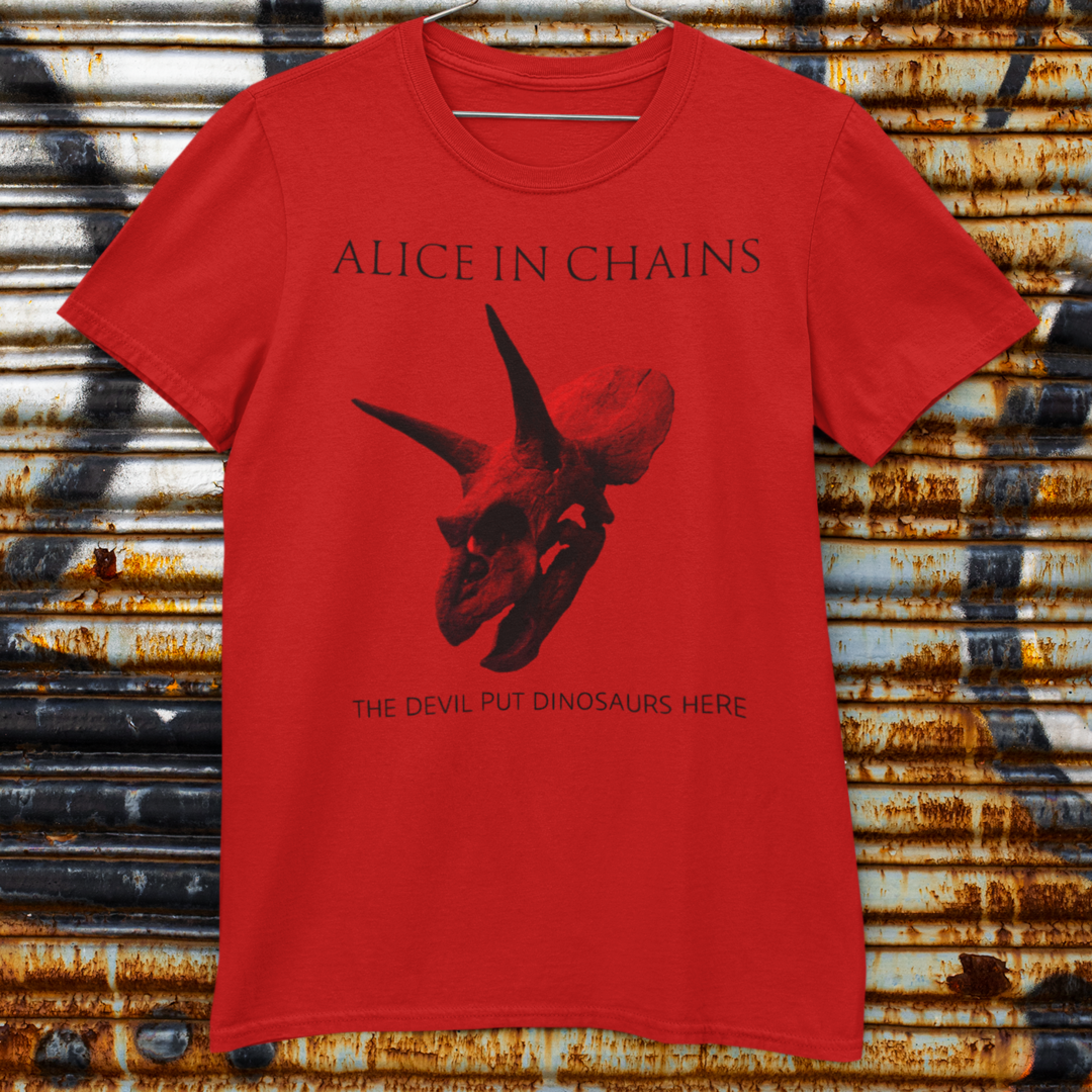 Alice In Chains The Devil Put Dinosaurs Here Shirts