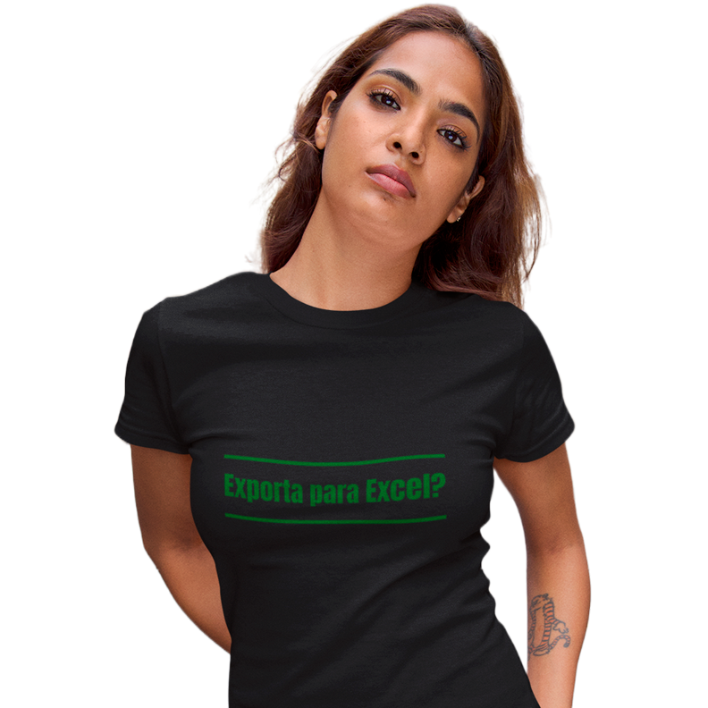 Baby Long Quality Camiseta Feminina - Exporta para Excel? R$74,90 em Estilo de TI