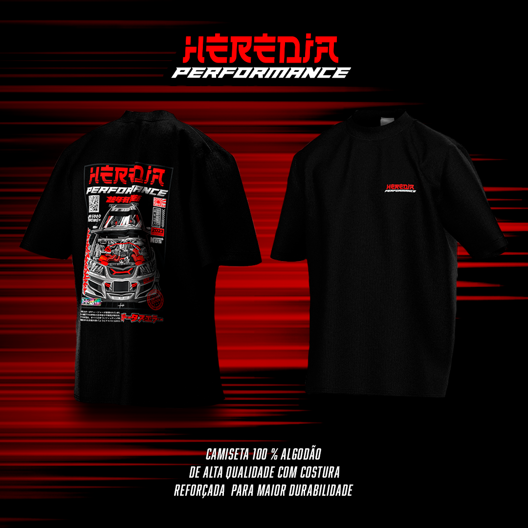 T-Shirt Quality Heredia Performance Vermelho em Heredia Performance