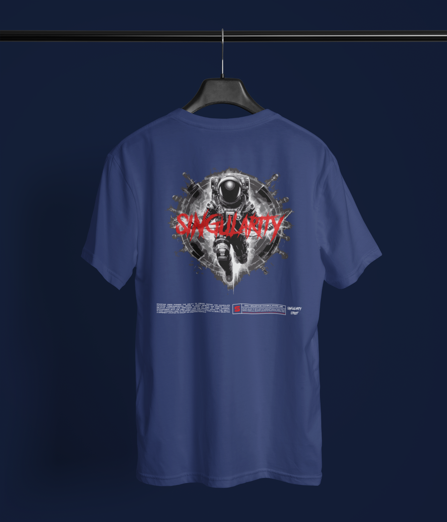 T-Shirt Quality Spacetime manipulator em Singularity Street