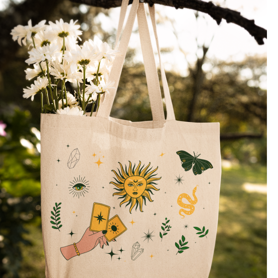 ECO BAG GRANDE Ecobag Grande - Tarot Símbolos R$49,90 em ayla.com.br