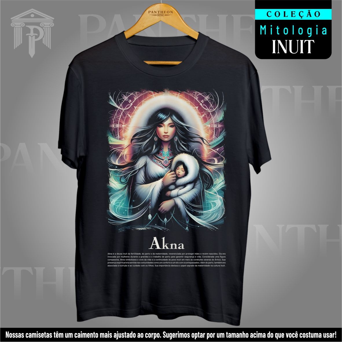 T-Shirt Quality Camiseta Unissex - Deusa Akna (Mitologia Inuit) em ...