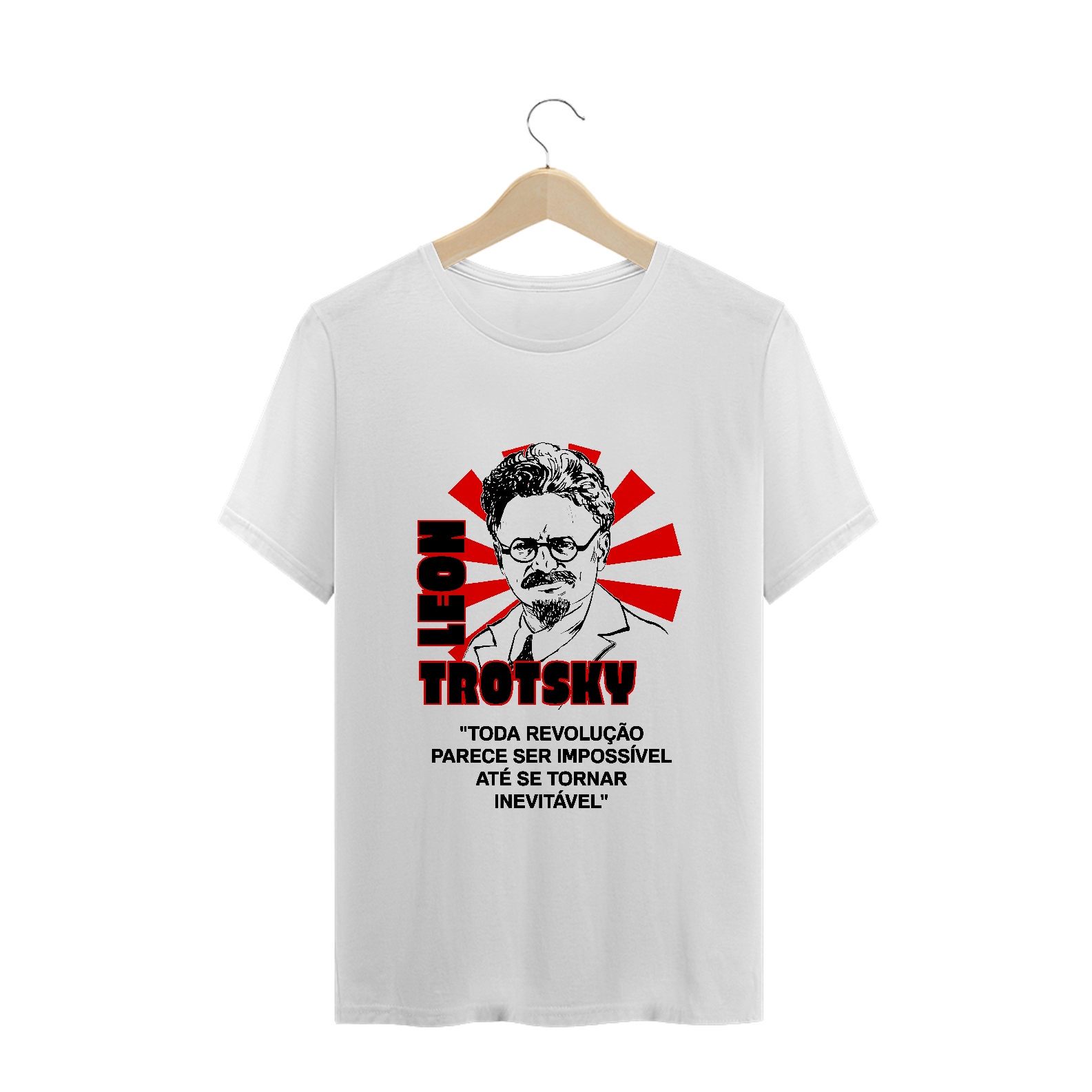 T-Shirt Quality Leon Trotsky em AgitProp