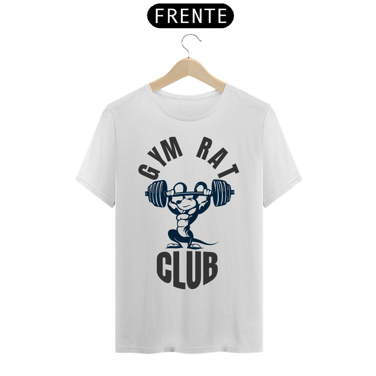 T-Shirt Classic gym rat club R$69,00 em Gym rat club