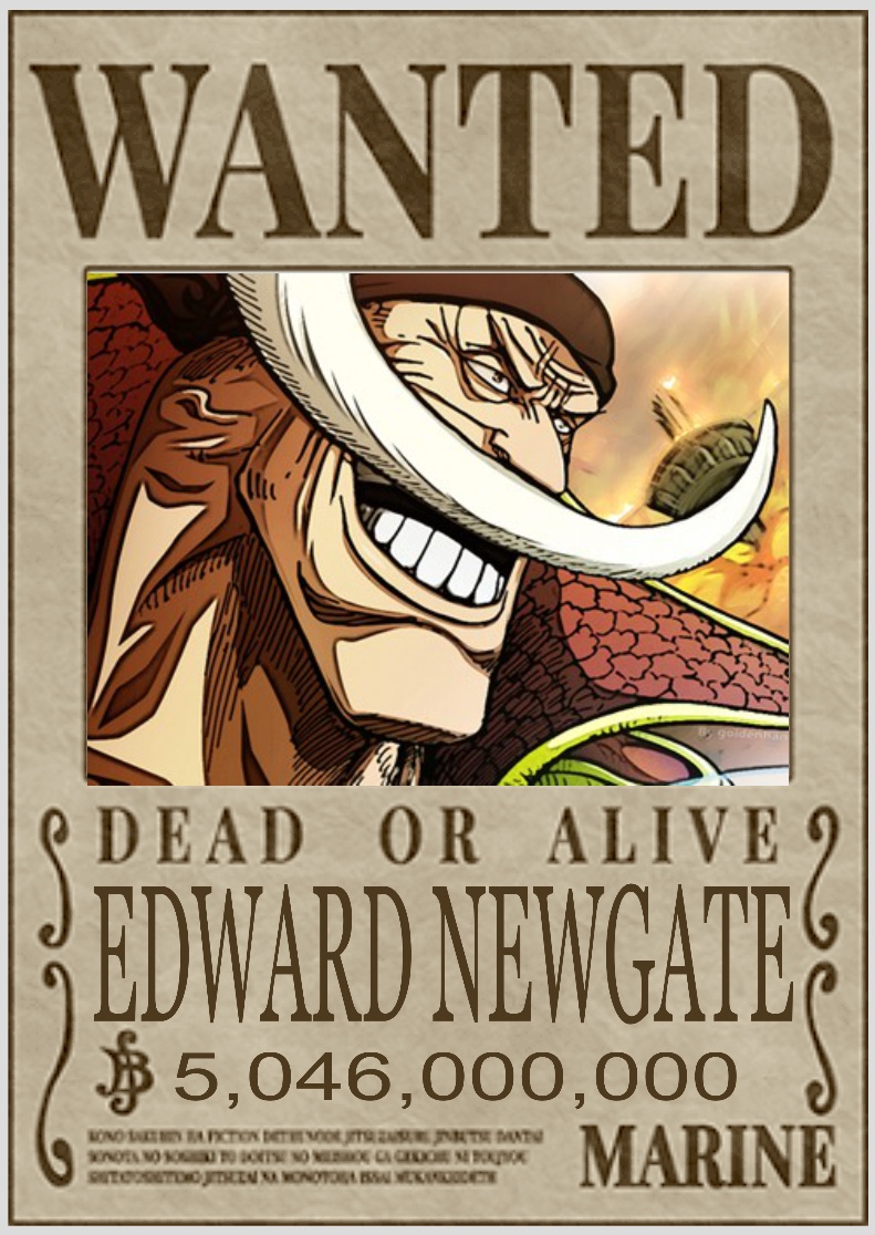 Poster Retrato Cartaz de Procurado Barba Branca em