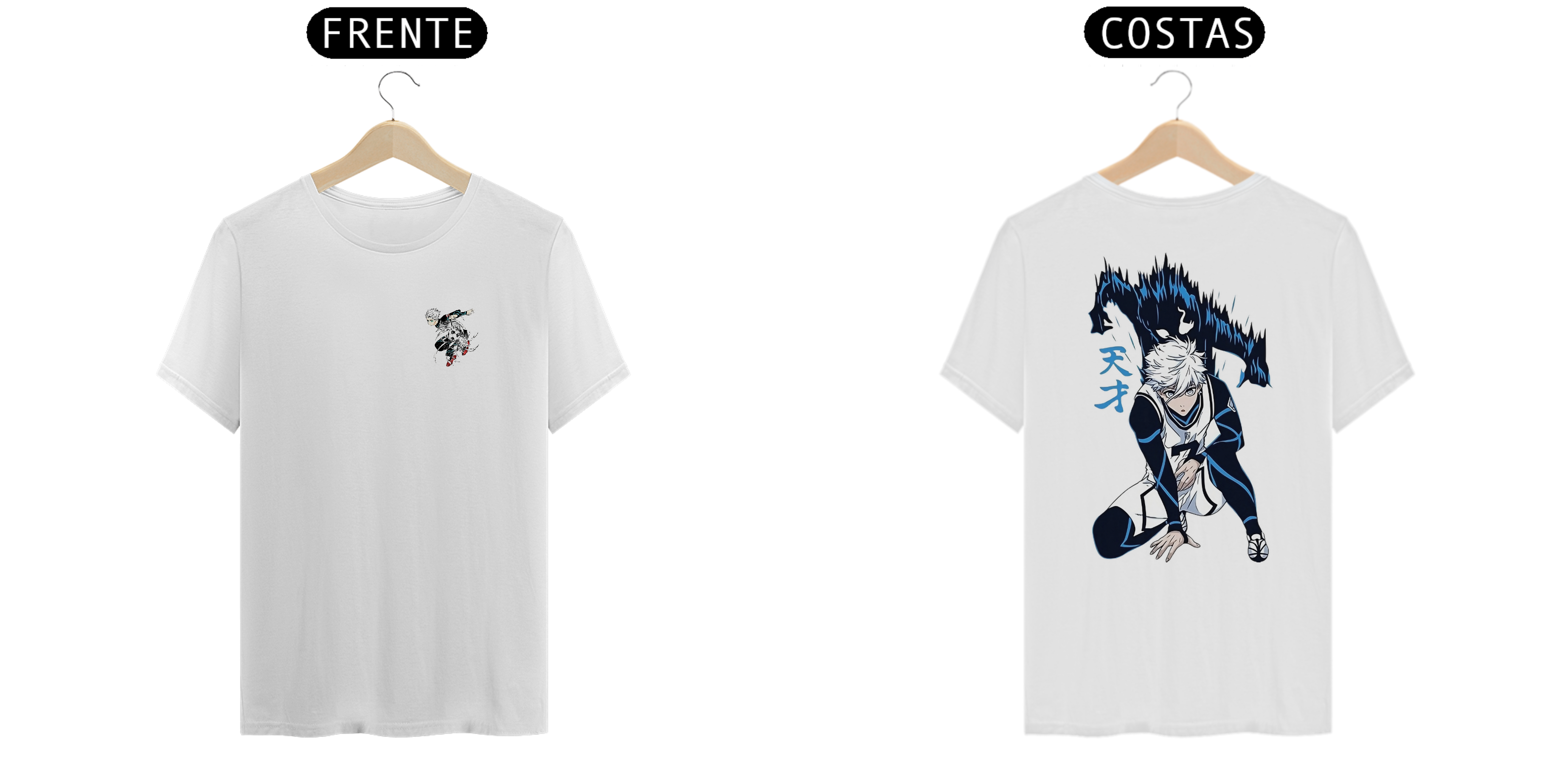 T-Shirt Classic Nagi (Blue Lock) R$84,68 em