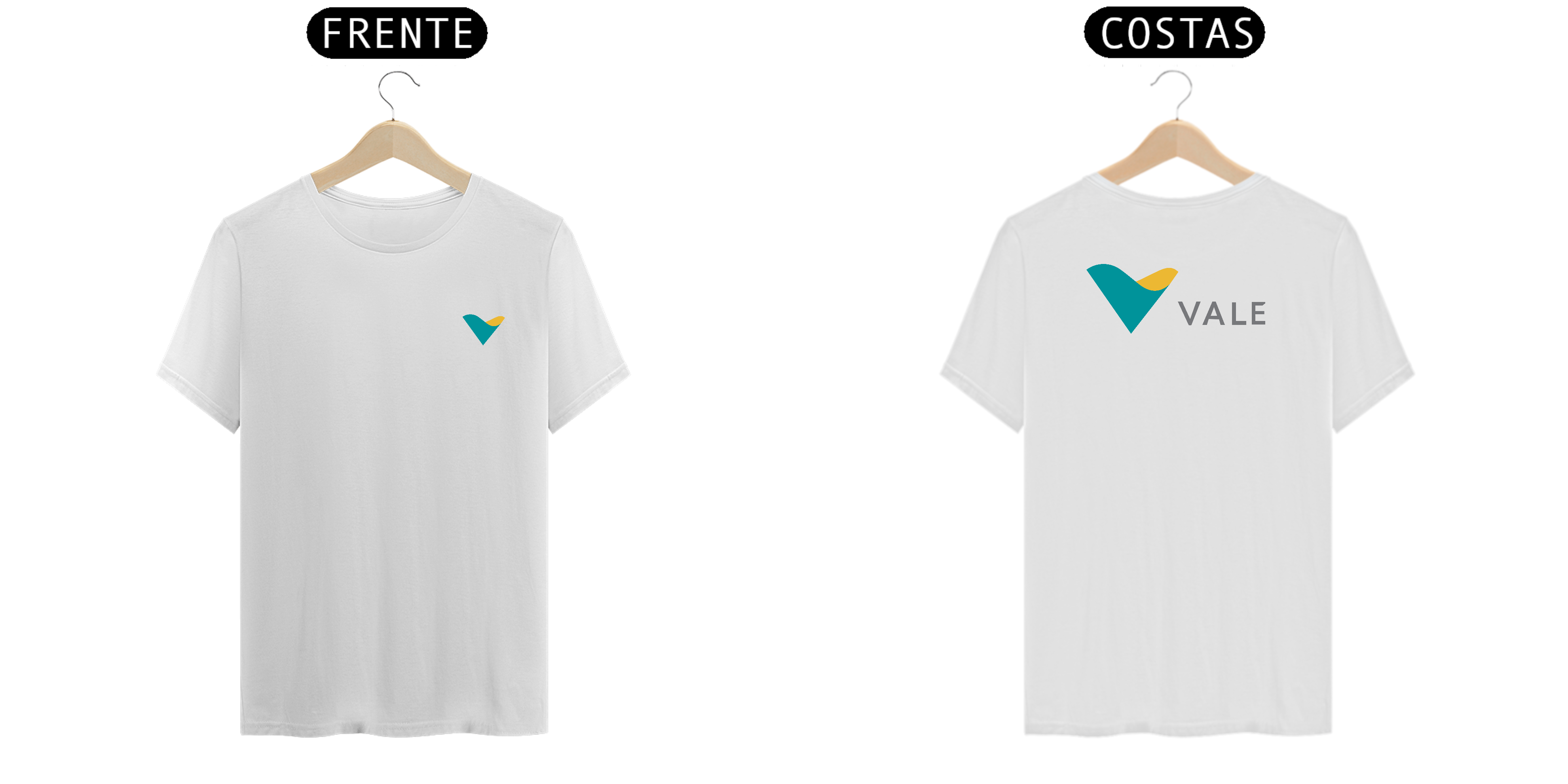 T-Shirt Classic Camisa Comum Logo Empresa Vale R$72,49 em