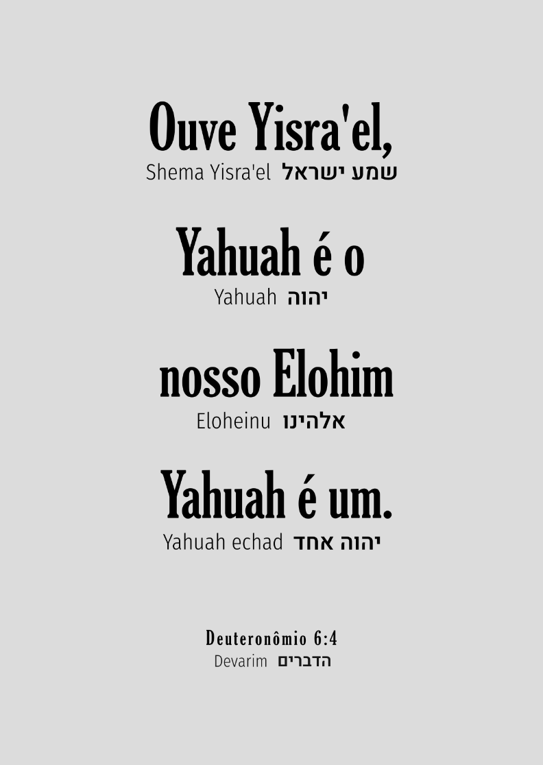 Poster Retrato Poster SHEMA (Parte 1) em Fale de Yah