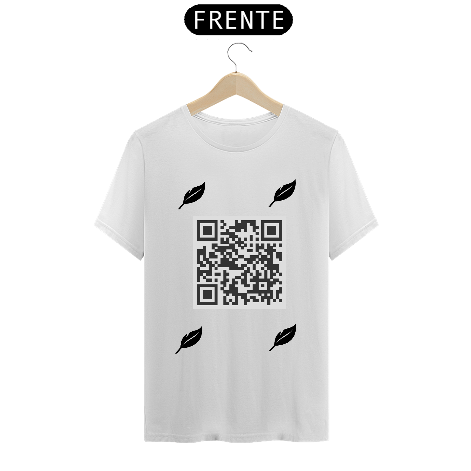 T-Shirt Prime Camiseta Qr Code personalizado em Rick Imports