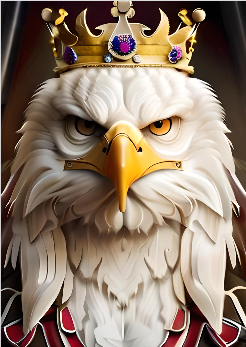 Poster Retrato Royal Eagle em