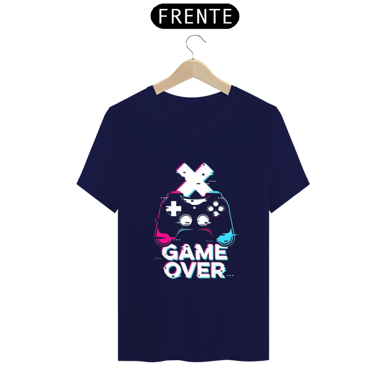 T-Shirt Classic Camiseta Game Over em