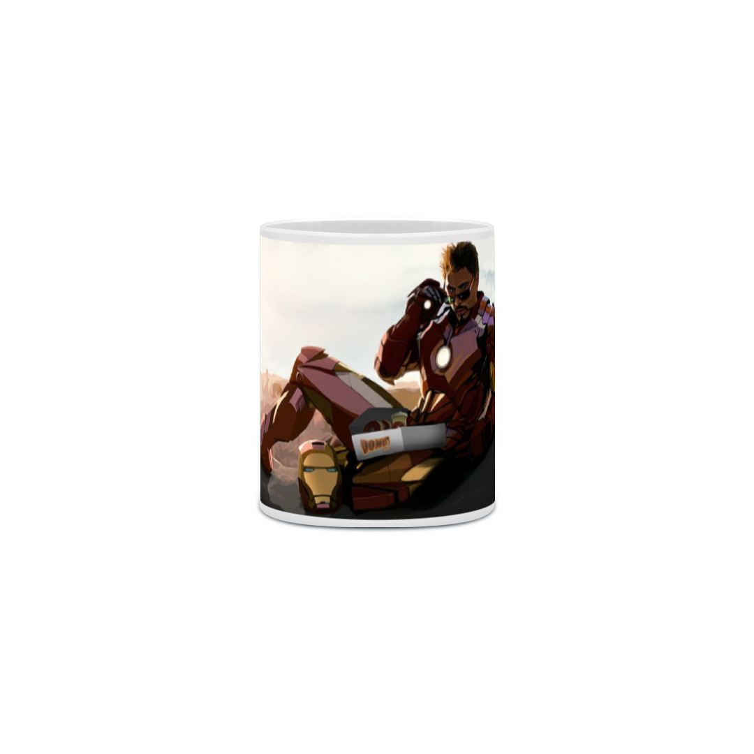 CANECA Caneca Tony Stark donuts R$54,99 em GKL geek life