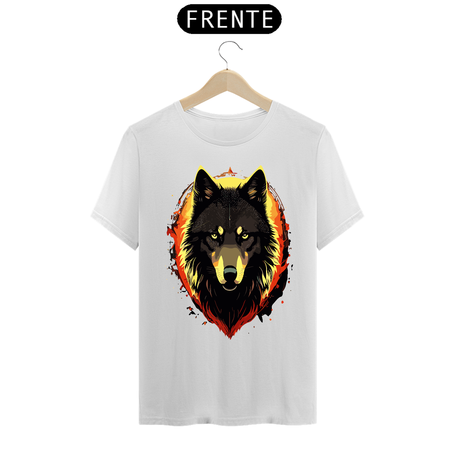 T-Shirt Classic Camiseta de Lobo R$65,99 em