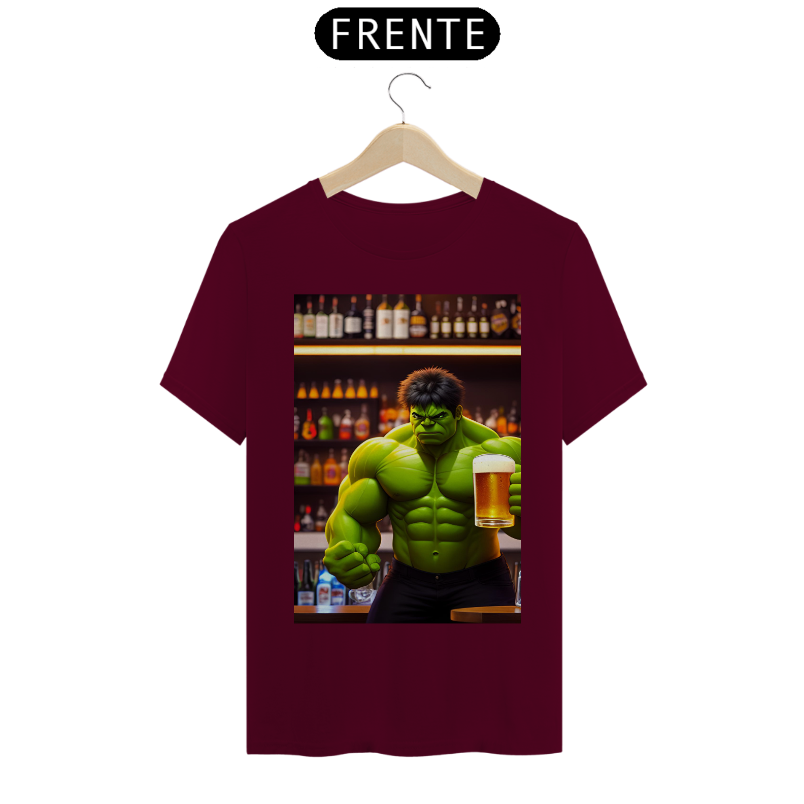 T-Shirt Quality Hulk no bar R$75,00 em