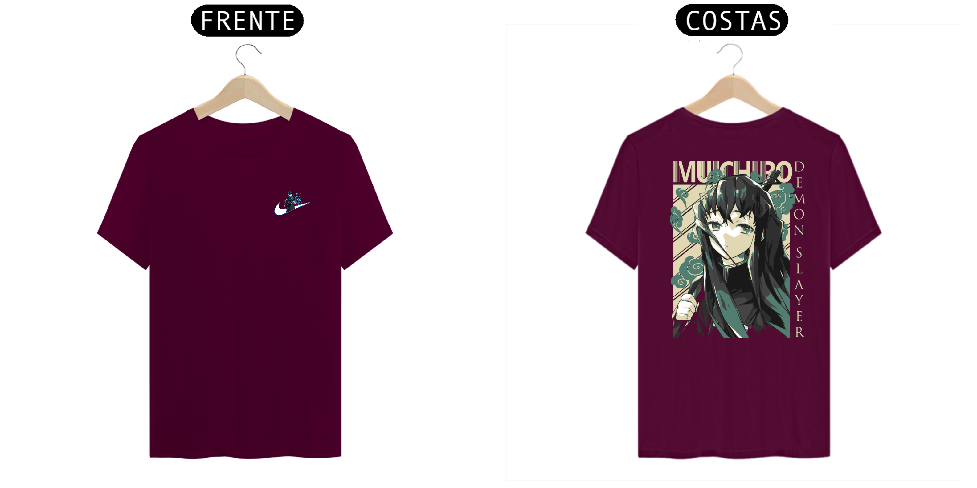 T-Shirt Classic Camisa Muichiro Tokito - Kimetsu no Yaiba em