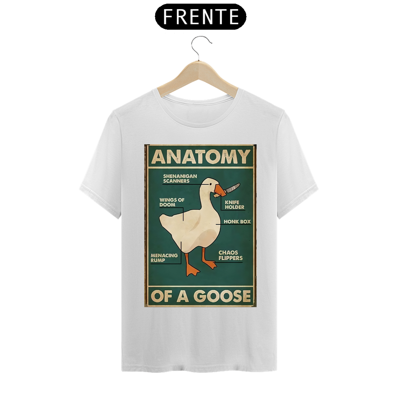 T-Shirt Classic Camisa Classic Anatomy em