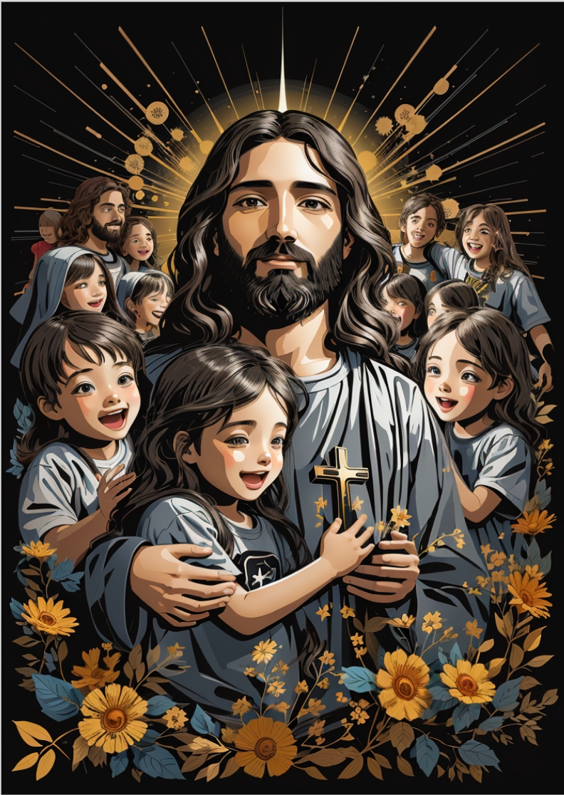 Poster Retrato Poster de Jesus em