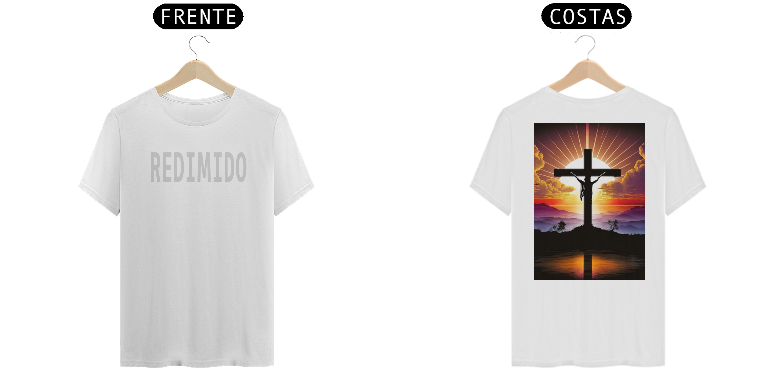 T-Shirt Quality Redimido em Soldados de Cristo