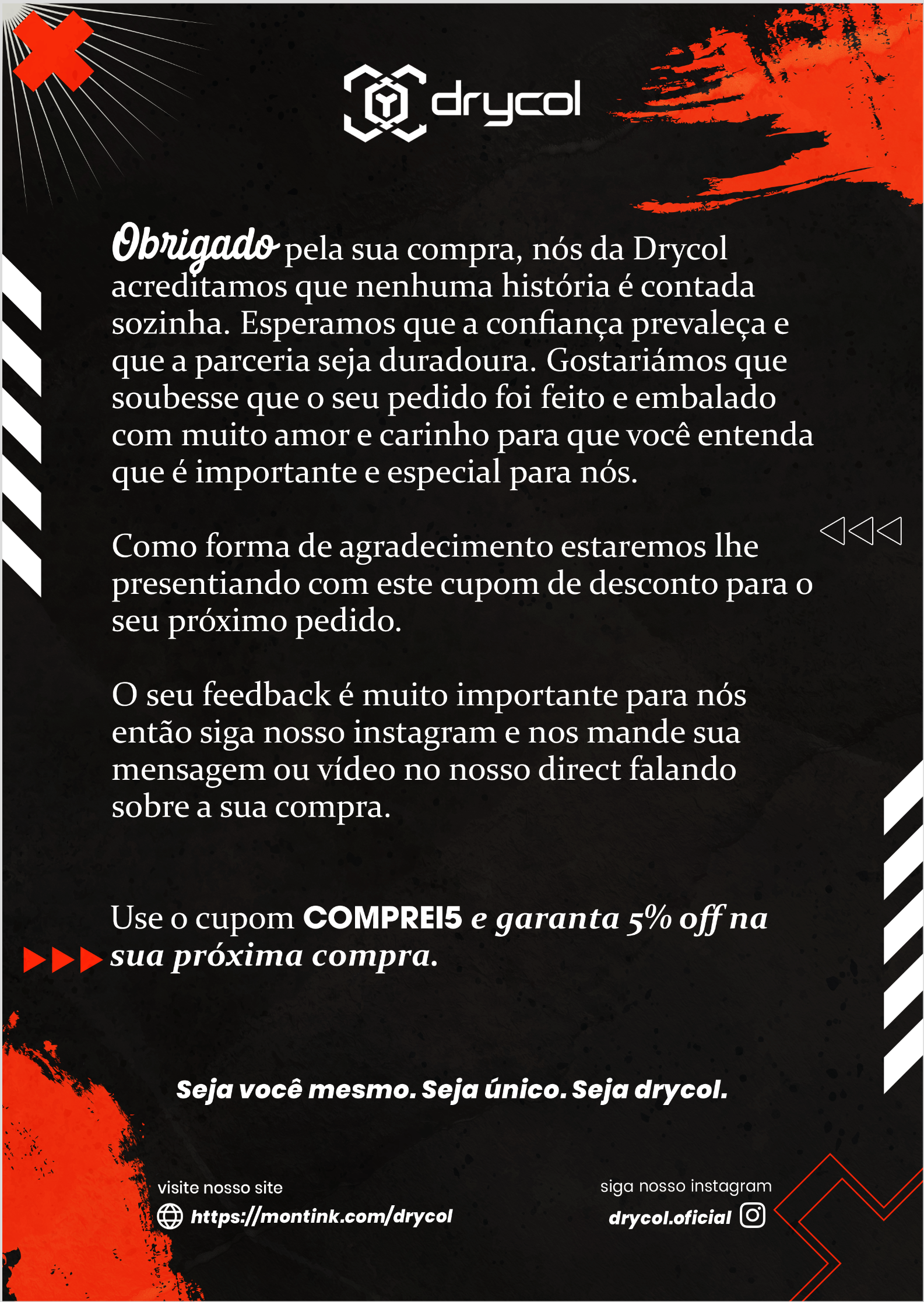 Flyer Flyer Agradecimento R$2,09 em DRYCOL