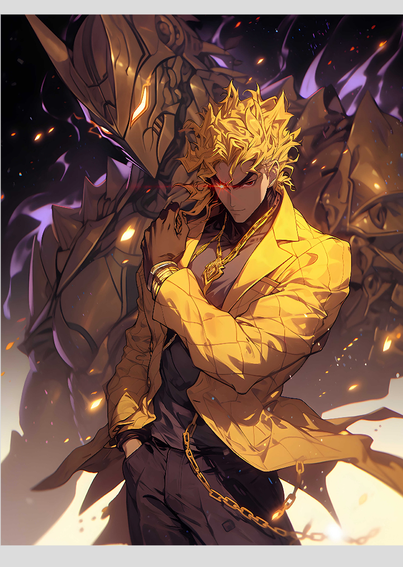 Poster Retrato Poster JOJO - Dio Brando em ZhenjiGeekorama