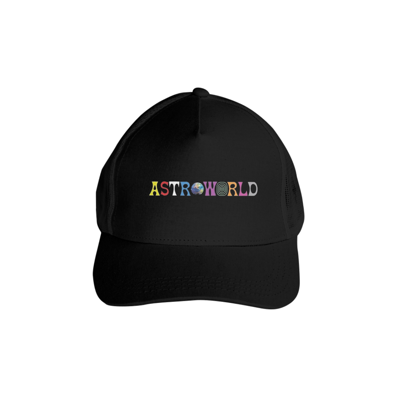 Boné Americano com Tela Boné Travis Scott Astroworld R$70,69 em ...