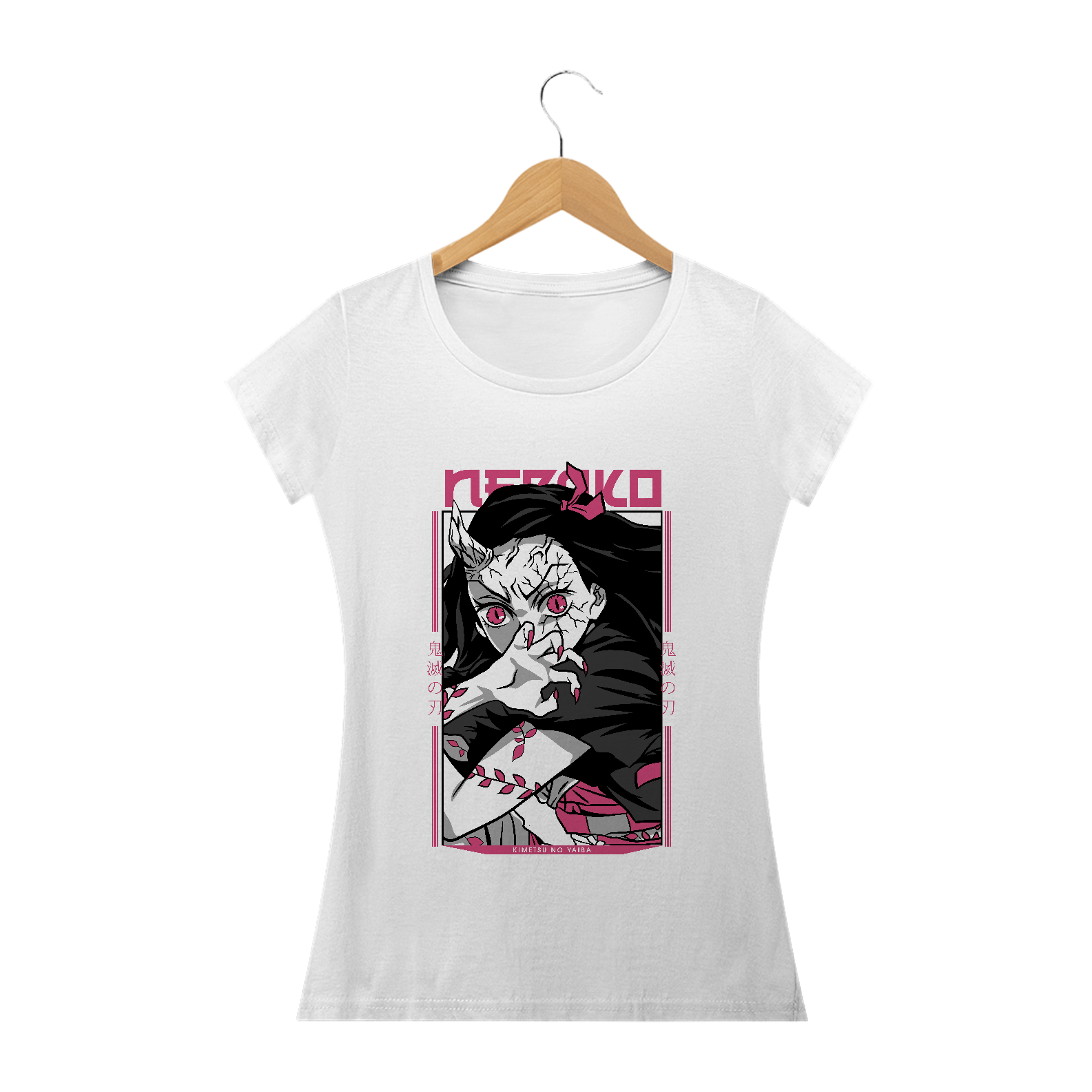 Baby Long Classic BABY LOOK NEZUKO ONI - DEMON SLAYER R$59,99 em ...