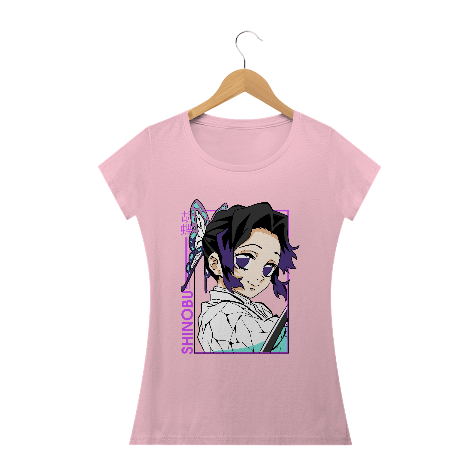 Baby Long Classic BABY LOOK SHINOBU - DEMON SLAYER R$59,99 em Feitiço Geek