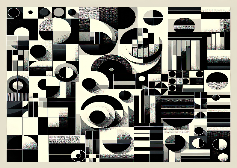 Poster Paisagem Pôster Concretismo - Estudo 02 em ArtPz - Pôsteres