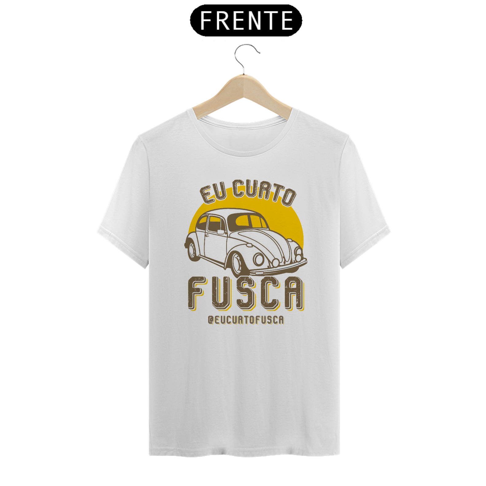 T-Shirt Classic Camisa Oficial Eu Curto Fusca em Eu Curto Fusca ...