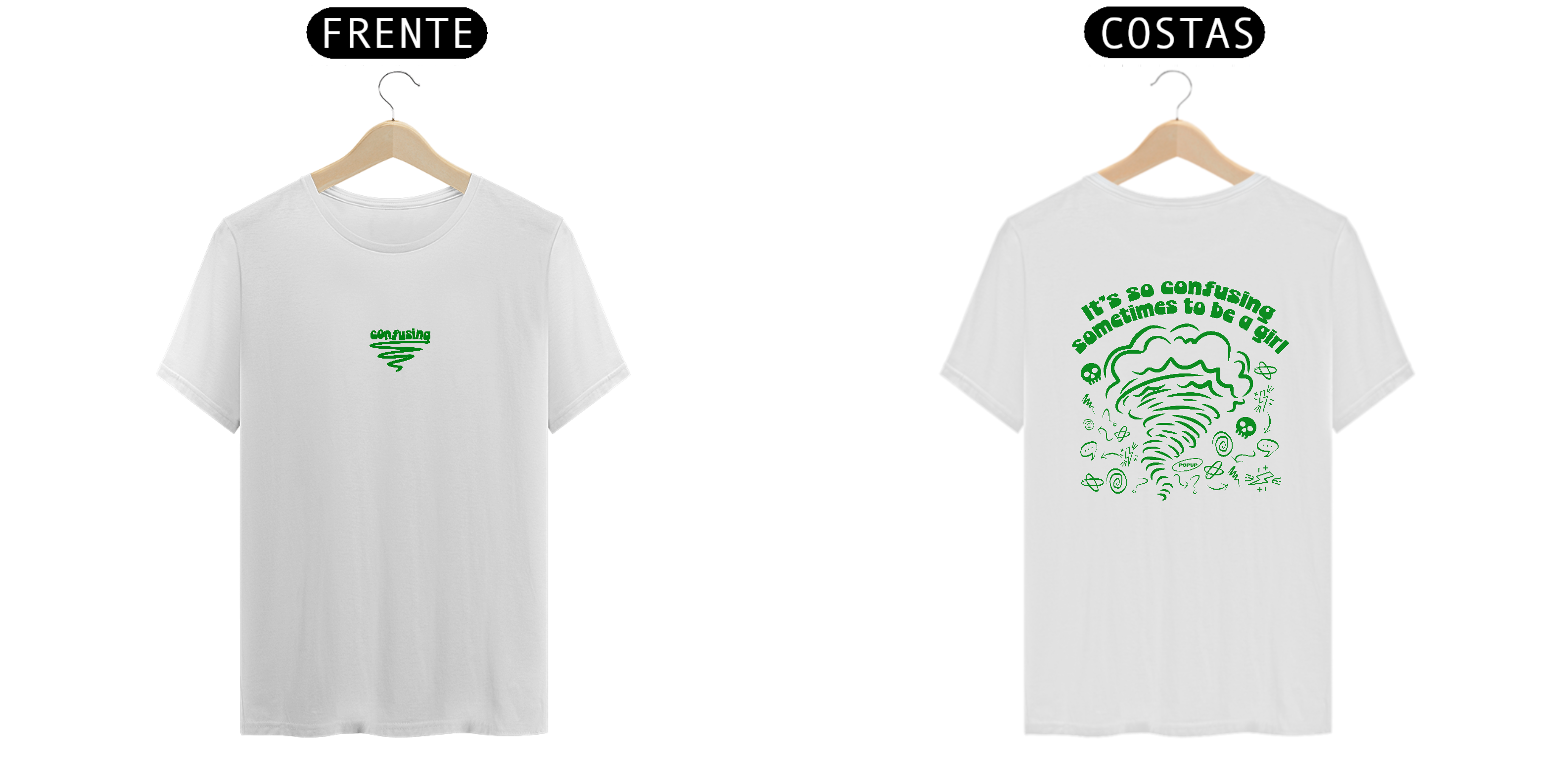 T-Shirt Classic Girl so confusing 1 em