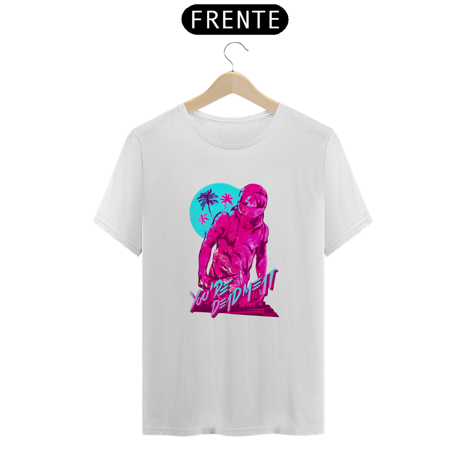 T-Shirt Quality Camiseta Hotline Miami em Home Page