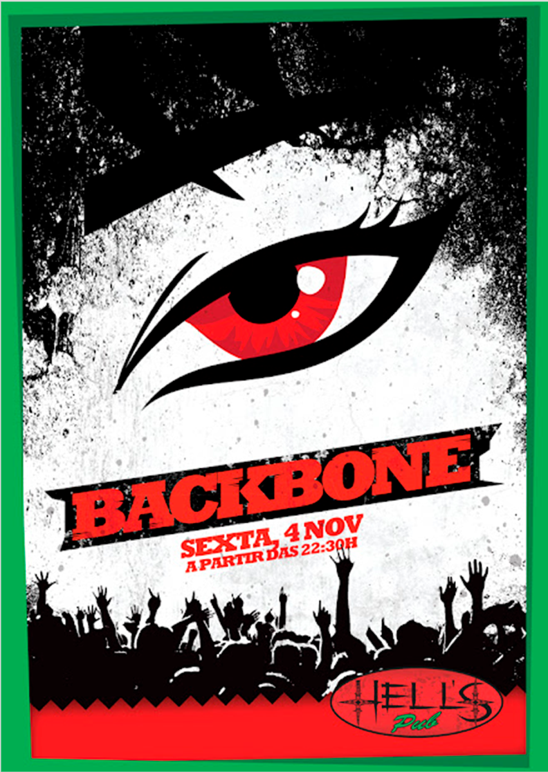 Poster Retrato Poster Backbone em EL ROCK