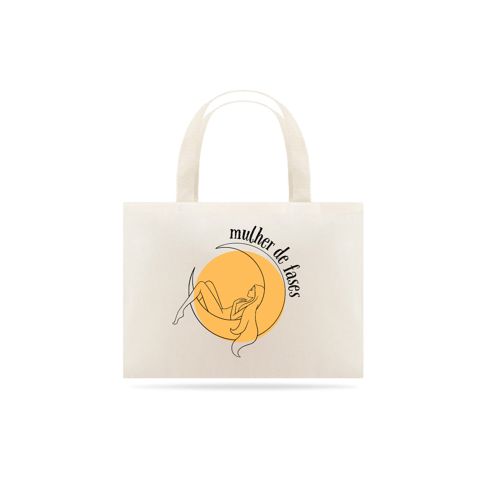 ECO BAG GRANDE Ecobag Mulher de Fases R$45,90 em Fraseria