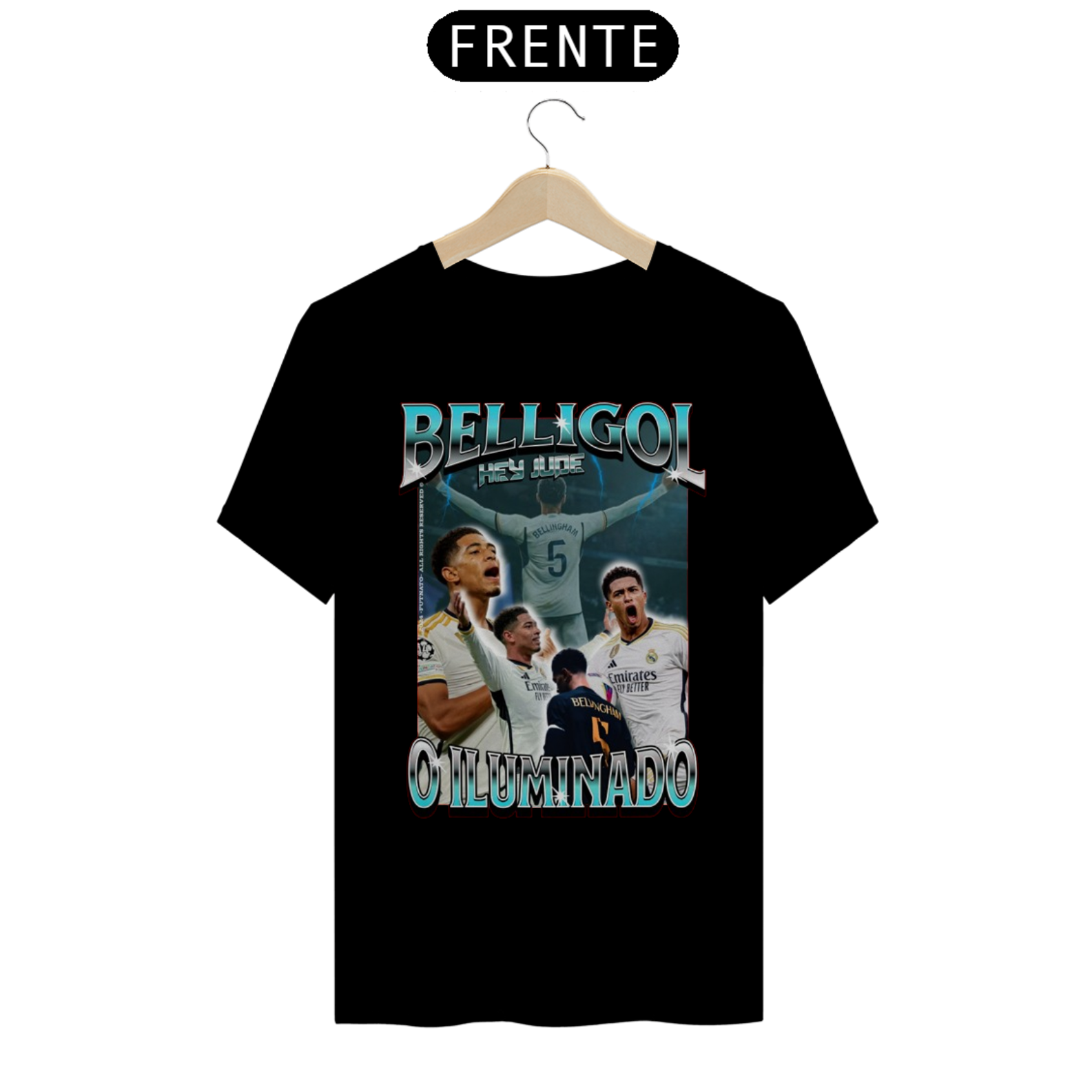 T-Shirt Classic Camisa Belligol O Iluminado - Jude Bellingham R$79,90 ...