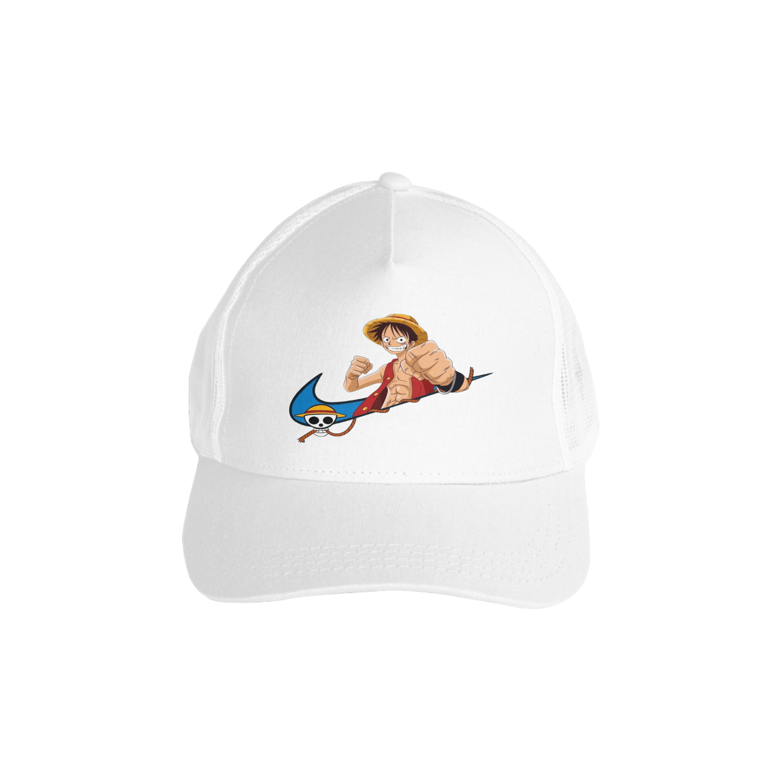 Boné Americano com Tela Boné Luffy - One Piece R$49,99 em