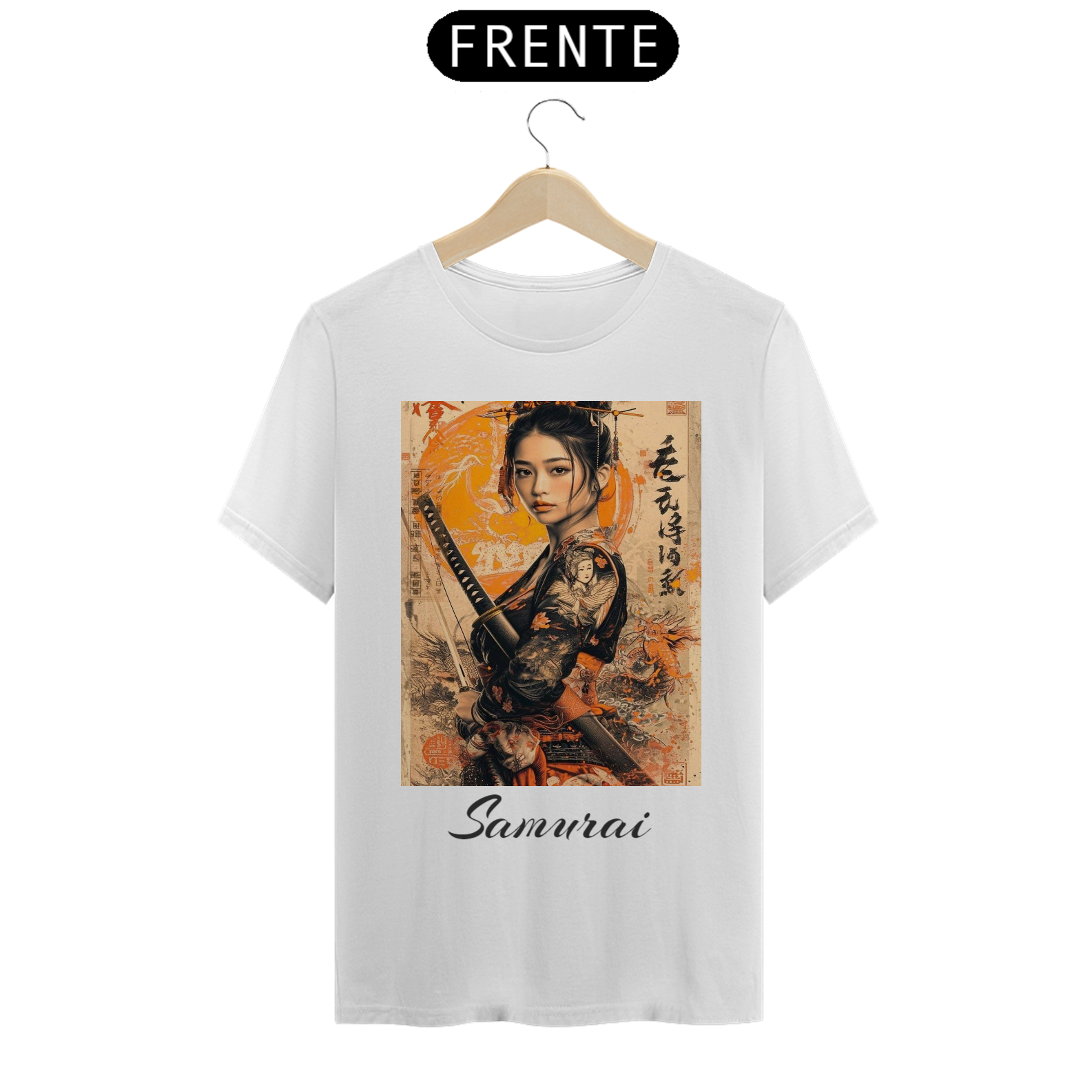 T-Shirt Quality Camisa samurai R$59,23 em