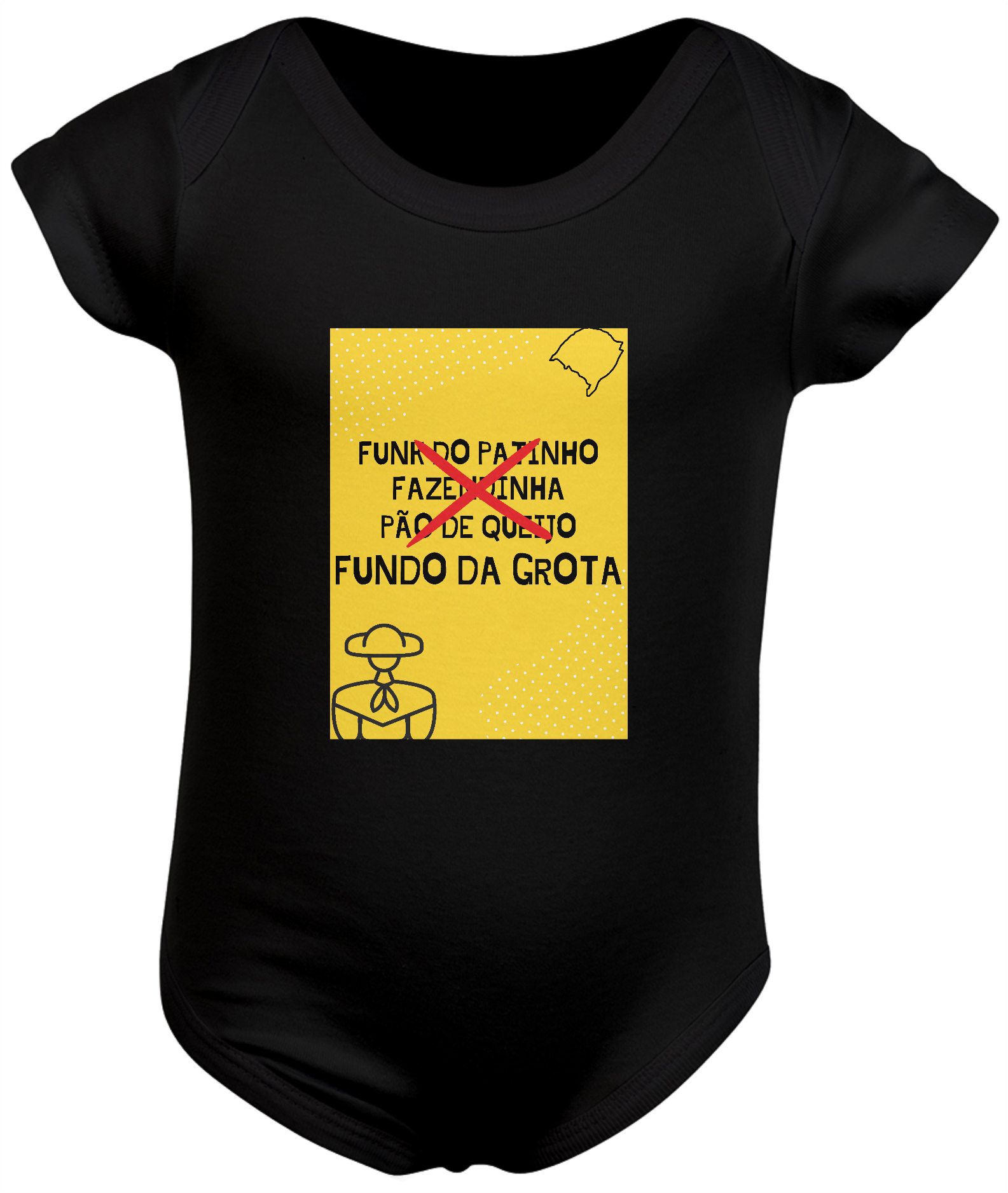 Body Infantil Fundo da grota R$65,35 em