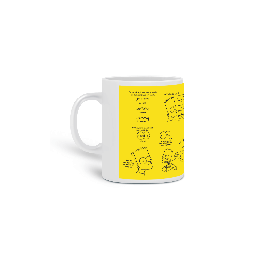 Caneca Os Simpsons - Bart Simpson R$50,39 em Universe Geek