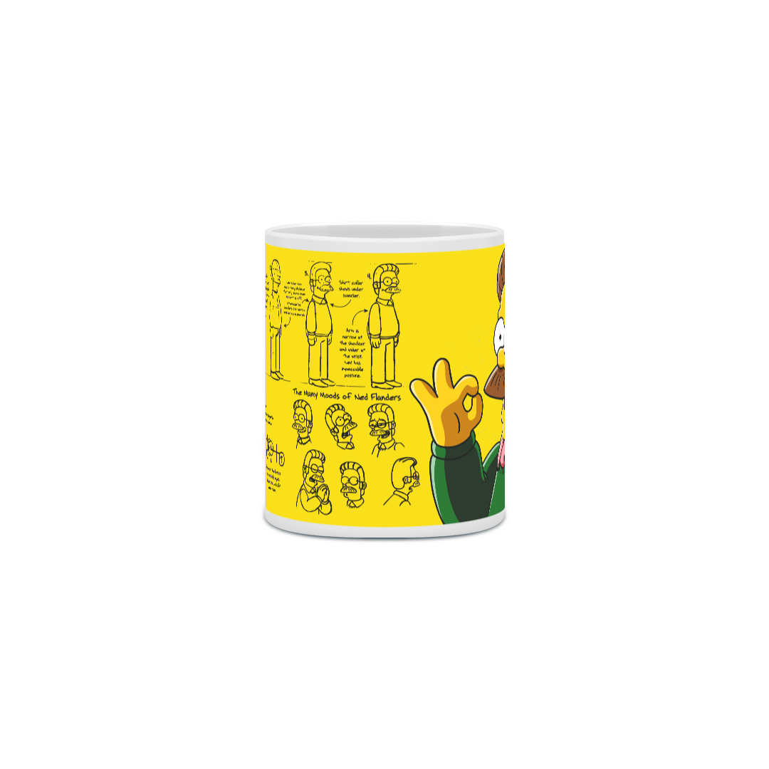 Caneca Os Simpsons - Fred Flanders R$50,39 em Universe Geek