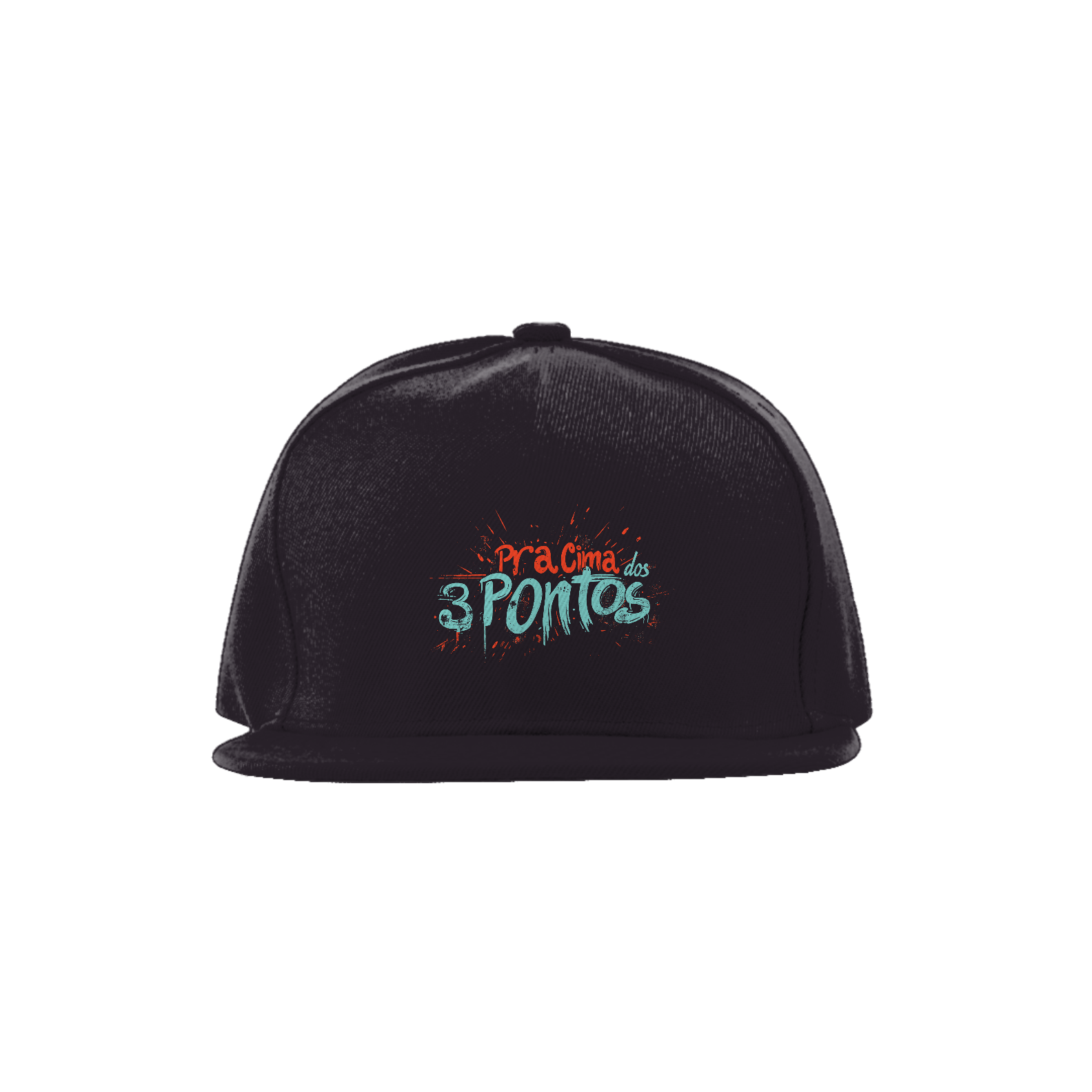 Boné Quality Boné Pra Cima dos 3 Pontos - Preto R$79,90 em Garel do Mel