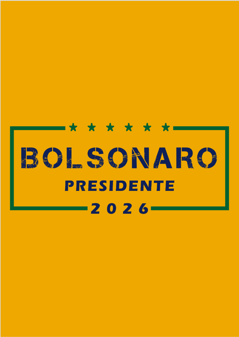 Poster Retrato Poster Retrato Bolsonaro Presidente em Patriotas