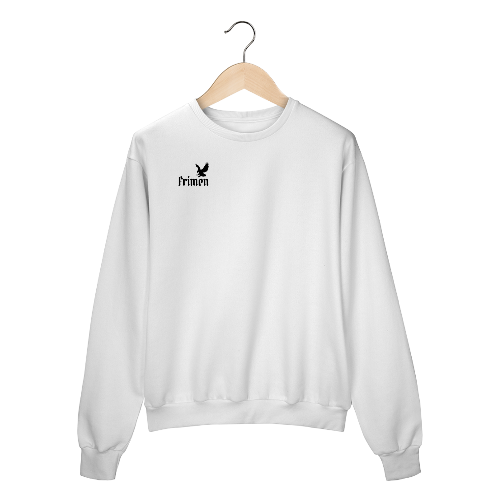 Moletom Fechado Moletom Branco Frímen R$130,30 em