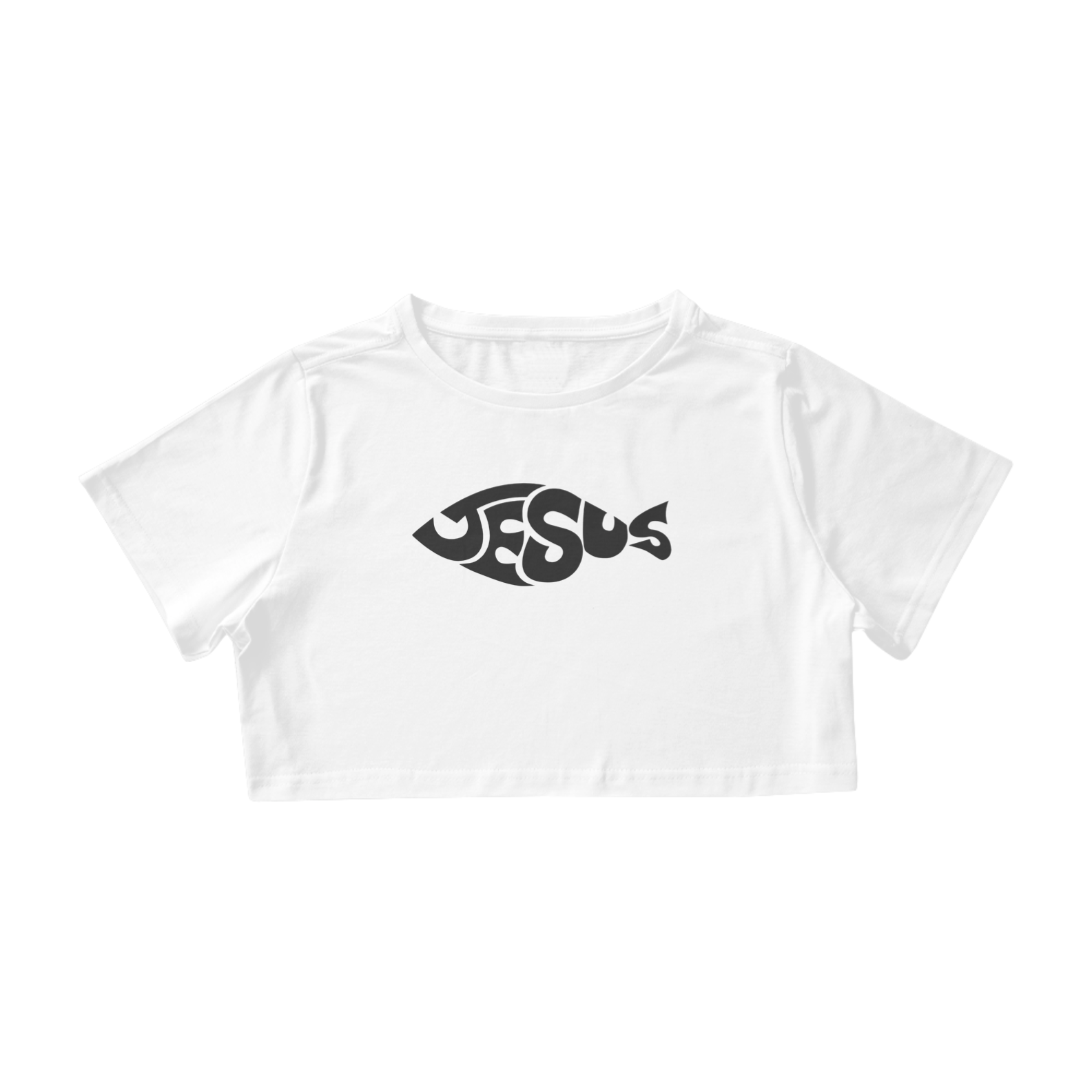 Camisa Cropped Camiseta Cropped Jesus R$89,15 em Lakrus