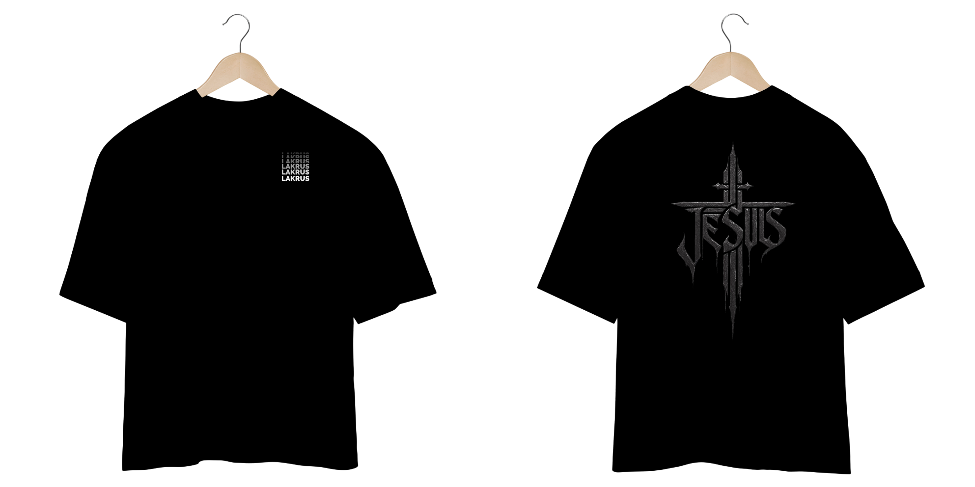 Camiseta Oversized Camiseta Oversized Jesus R$149,24 em Lakrus