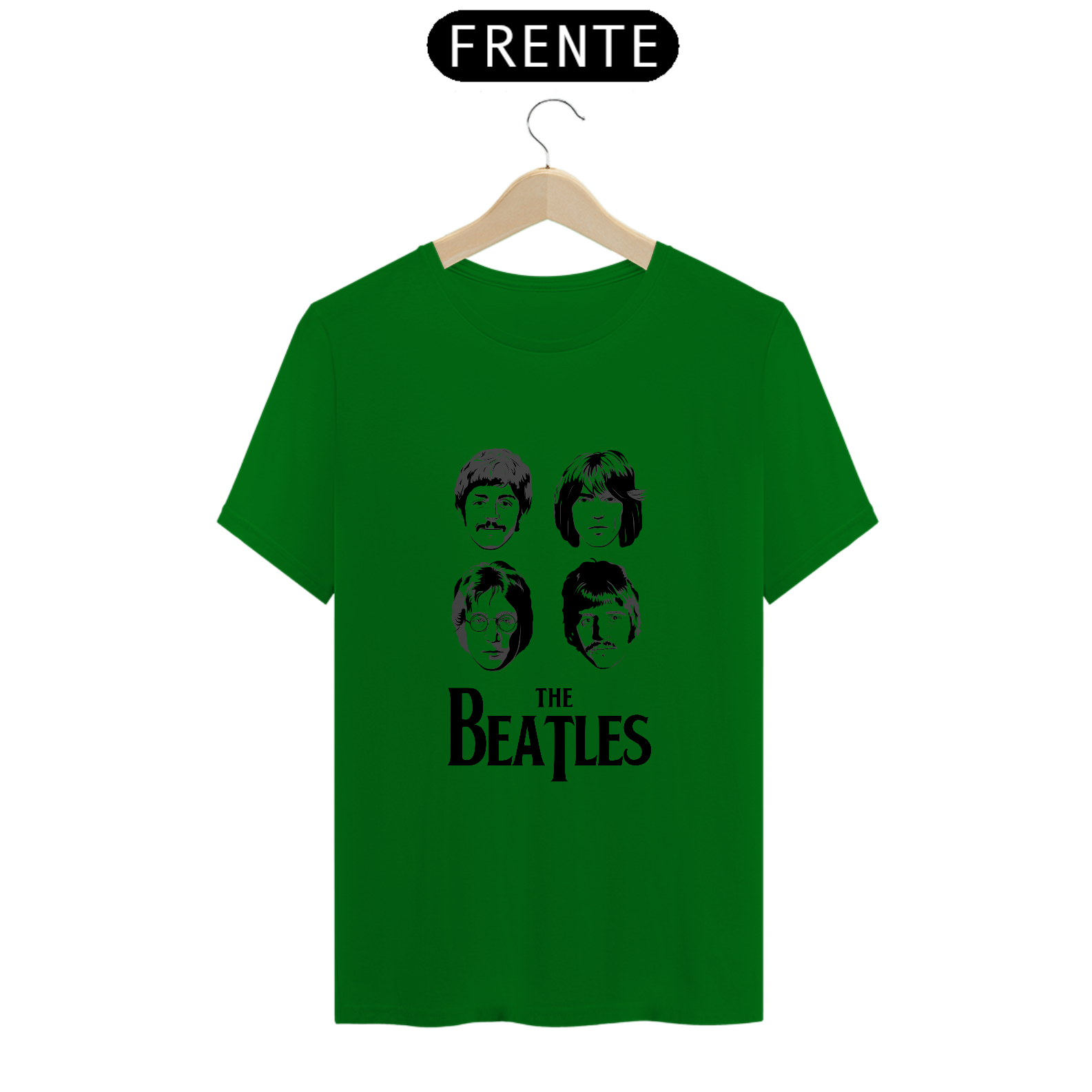 T-Shirt Classic Camisa The Beatles em Art do Rock