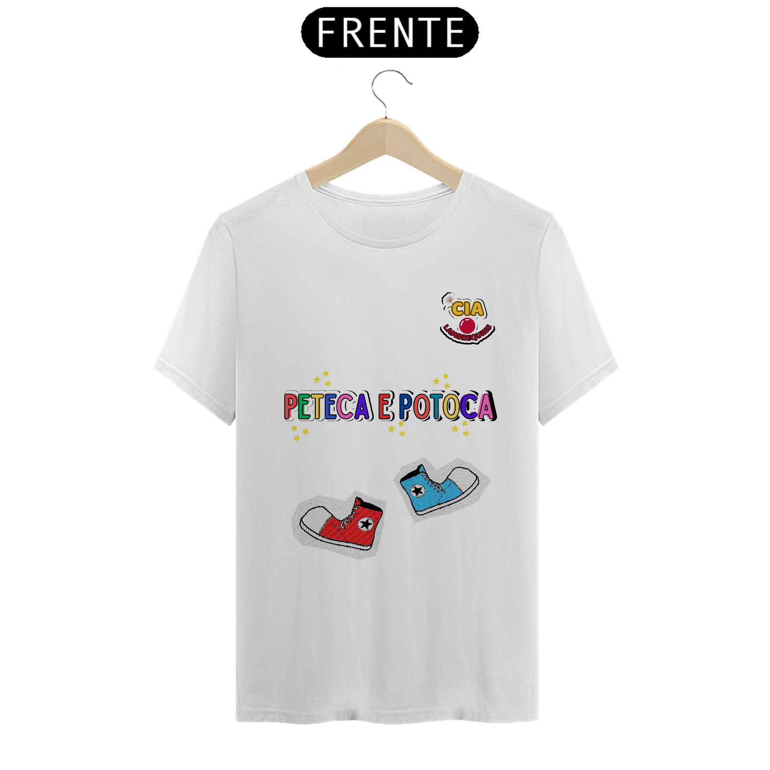 T-Shirt Classic Clássica - Peteca e Potoca em Frenesi Shop