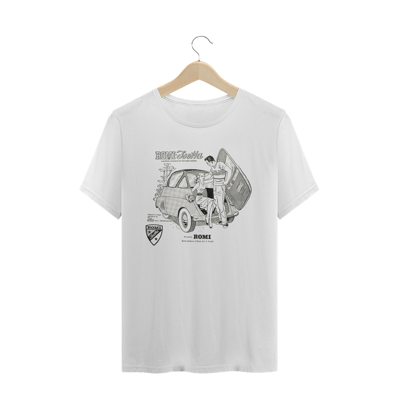 T-Shirt Prime Romi Isetta - primeiro carro nacional em