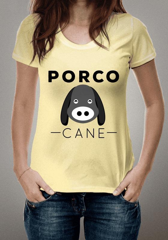 T-SHIRT ESTONADA Porco Cane R$55,13 em YeahFlow